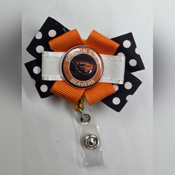 Bad Cat Craft | Accessories | Oregon State University Badge Reel Ncaa ...